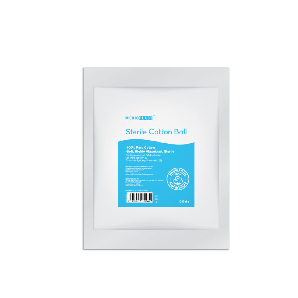 Medicplast™ Sterile Cotton Ball – JASE HEALTHCARE